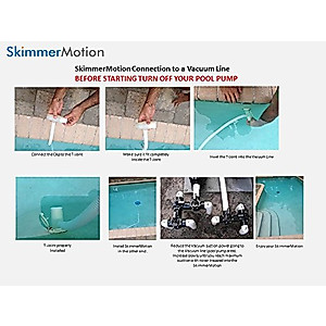 SkimmerMotion Cap Plug for Direct Connection to The Suction Port - The Automatic Pool Skimmer - Connect Direct in Your Pool Vacuum line