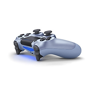 DualShock 4 Wireless Controller for PlayStation 4 - Titanium Blue (Renewed)