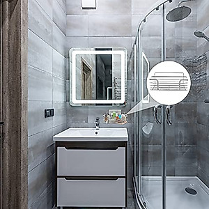 ULTNICE Stainless Steel Floating Wall Shelves Wire Wall Basket Spice Rack Self Adhensive Plant Stand Shower Caddy Hanger for for Home Kitchen Decor Silver 25cm