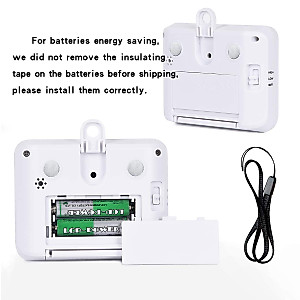 XREXS 4 Channels Digital Kitchen Timer Clock, Cooking Timer with Large LCD Display, 4 Groups Simultaneous Timing Countdown Up Pocket Timer, Magnetic Attachable (Battery Included) (396)
