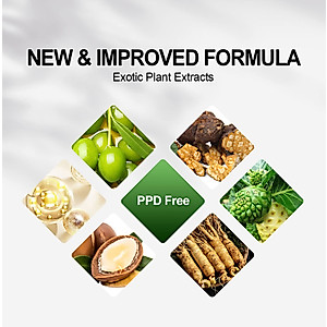 Herbishh Hair Color Shampoo - Magic Gray Hair Dye, Long-Lasting 3-in-1 Coloring Formula, 500ml, Ammonia-Free (Linen)