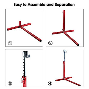 Push Lawn Mower Lift Tools, COPACHI Garden High Duty Holder for Push Mower Lawn With Hight Control Key and Lawn Mower Clearance--22''Hight/110lb Weight Capacity and Keep With 3 Year Warranty