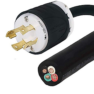 Iron Box NEMA L14-30P to Roj Power Cord - 10 Foot, 30A, 125/250V, 10/4 SJOOW IBX-0553-10