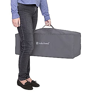 Baby Trend Lil' Snooze Deluxe III for Twins,Cozy Grey