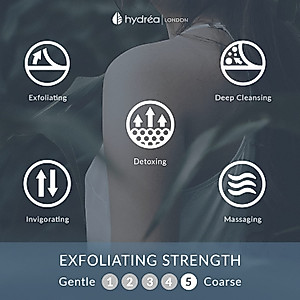 Hydrea London Dry Brushing Body Brush with Cactus Bristle - Dry Brush for Skin, Cellulite Remover, Vegan Best Dry Brush for Flawless Skin, Helps Improve Lymphatic Drainage - FSC® Certified Beechwood.