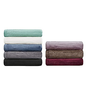 Beautyrest Heated Electric Blanket for Cold Weather, Fast Heating Heated Blanket, Auto Shut Off, Virtually Zero EMF, Multi Heat Setting, UL Certified, Mink Throw (60 inx70 in)