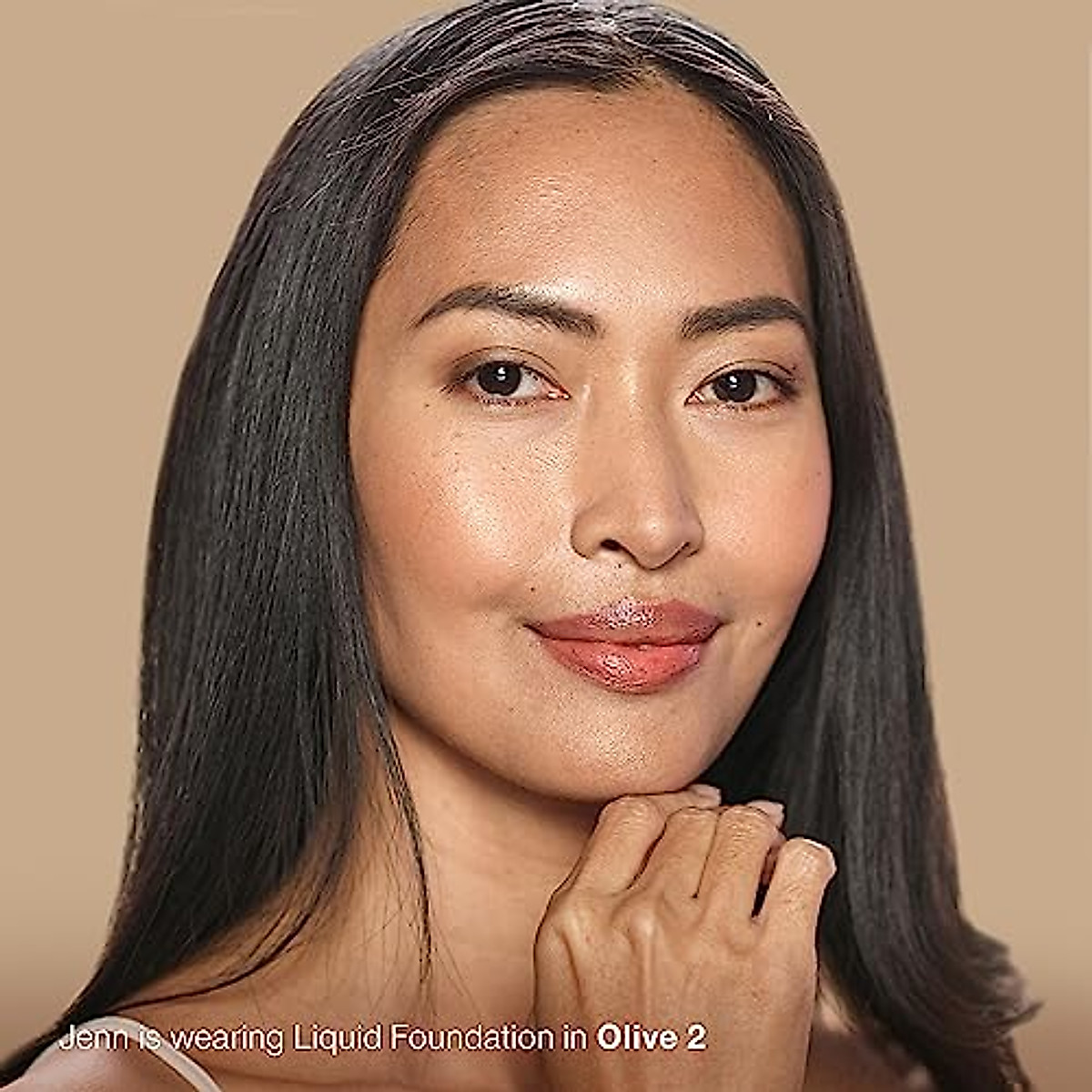 Mineral Fusion Full Coverage Foundation, Liquid Foundation - Olive 2- Olive Complexion w/Green Undertones, Lightweight Matte Finish, Up to 12 Hr Hydration, Hypoallergenic & Vegan, 1 fl. oz