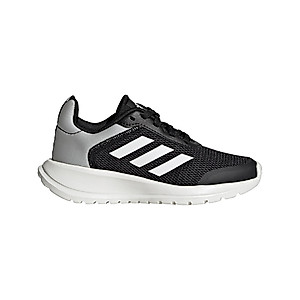 adidas Tensor Run 2.0 Shoe, Core Black/Chalk White/Grey Two (Lace-Up), 7 US Unisex Big Kid