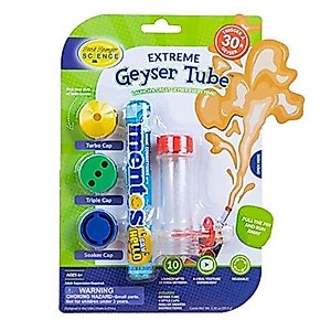 Steve Spangler Science Extreme Geyser Tube - Science Kit for Kids - Mentos & Soda Lab Experiment - Includes Tube, Candy, & Unique Spray Caps - Chemistry Magic - Classroom STEM Project