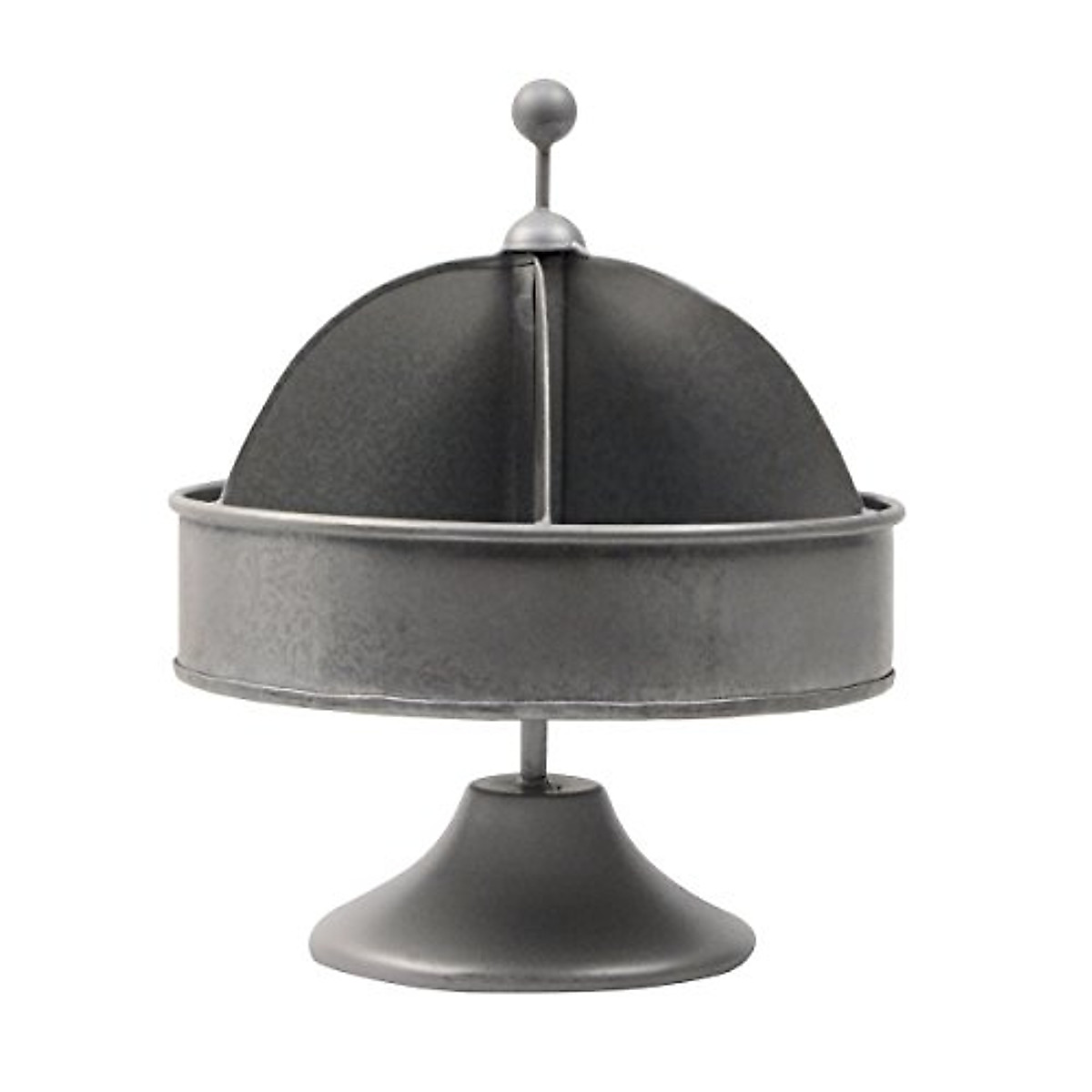 Treasure Gurus Galvanized 6 Bin Rotating Hardware Organizer Rustic Farmhouse Kitchen Decor