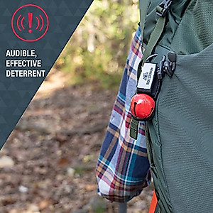 SABRE Frontiersman Bear Bell, Magnetic Silencer, Durable Hook and Loop Strap Attachment, Helps To Prevent Startling Bears While Hiking