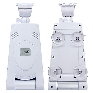 OSTENT Multi-angle Racing Game Steering Wheel Stand for Nintendo Wii Console Controller Color White