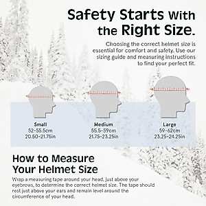 Retrospec Zephyr Ski Helmet - Snowboard Helmet for Adults & Youth- Adjustable Fit Snow Helmet with Protective Shell, and Breathable Vents for Men, Women, Boys and Girls