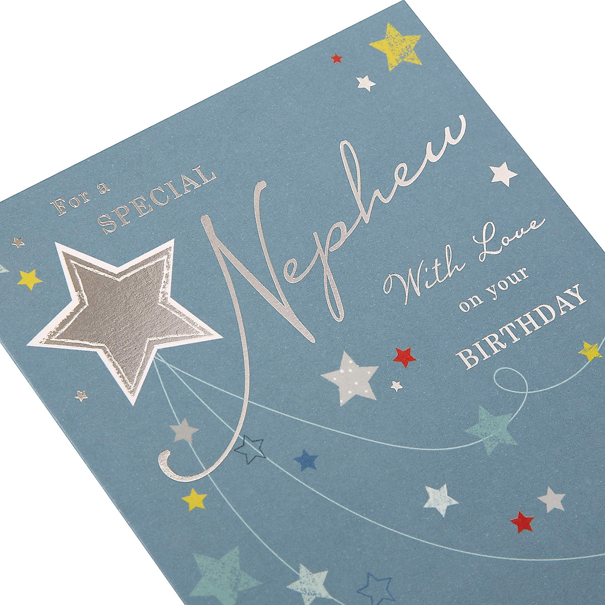 Hallmark Birthday Card for Nephew - Contemporary Star Design