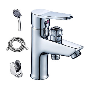 Mikikit Kitchen Faucet Waterfall Faucet Bathroom Faucets Bathtub Faucet Sink Faucet Hot and Cold Water Faucet Utility Faucet Water Faucet Outdoor Faucets for Bath Sinks Mixing Valve Basin