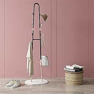 CDYD Nordic Floor Coat Hanger Bedroom Home Hanger Wrought Iron Hanger Bag Hanger Home Coat Hanger