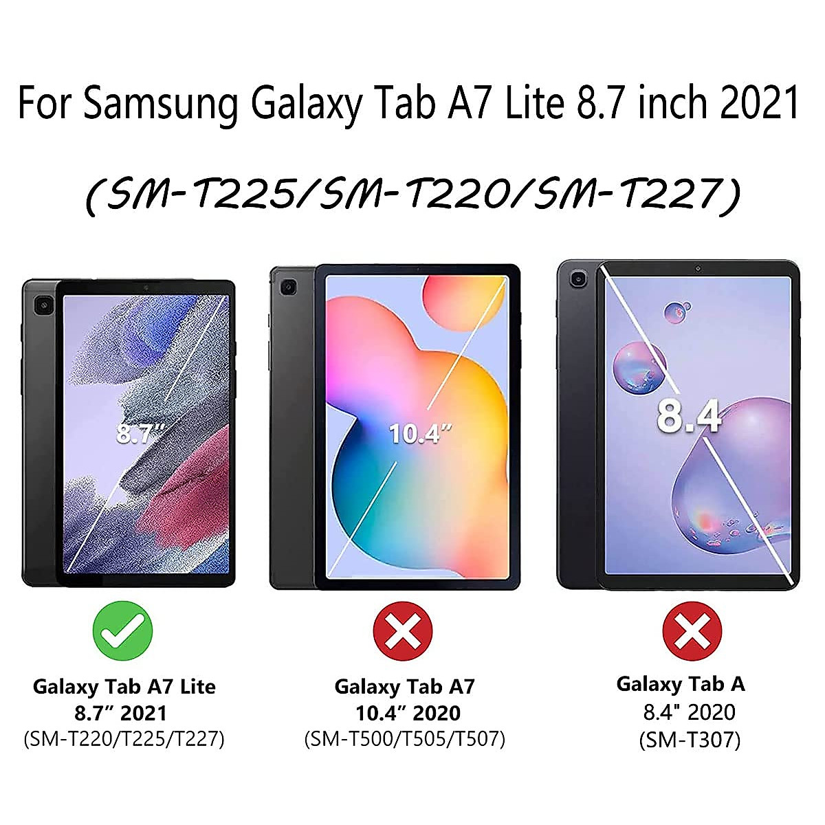 Nannxiebky Samsung Galaxy Tab A7 Lite Case 8.7 Inch Cover Model SM-T220 T225 T227, Multi-Viewing Angle Folio Wallet Stand Case for Galaxy A7 Lite 8.7" 2021 Tablet, Bird Flower