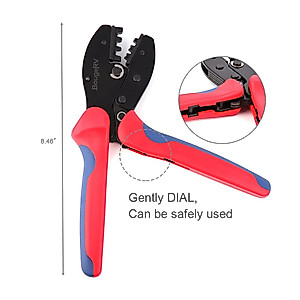 BougeRV 10 Feet 10AWG Solar Extension Cable and Solar Crimper Tool Kit, for Solar Panel Wiring, Solar Installation Assembly Tools