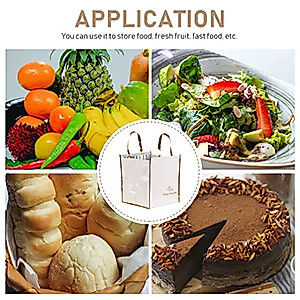 Insulated Grocery Bags Food Delivery Tote Thermal Cake Carrying Bags Picnic Basket Cooler Bag Warmer Pouch for Home Restaurant Travel 40X36X36CM