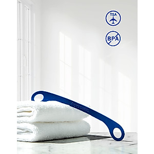 Supersmile Ripple Edge Tongue Cleaner, Ergonomic Reusable Tongue Scraper, 3 Count