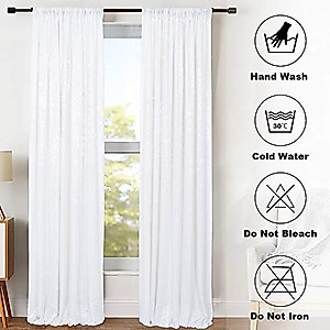 Sequin Curtains 2 Panels White 2FTx8FT Sequin Photo Backdrop White Sequin Backdrop Curtain Pack of 2-1011E