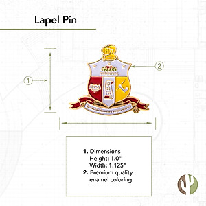 Desert Cactus Kappa Alpha Psi Lapel Pin Gold Crest Fraternity Enamel Formal Wear Blazer Jacket Nupe