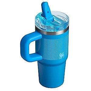 Stanley Quencher ProTour Flip Straw Tumbler with Leakproof Lid 14 oz | Built-In Straw and Handle | Cup Holder Compatible for Travel | Insulated Stainless Steel Cup | BPA-Free | Azure Fade