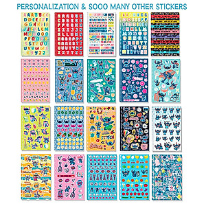 Fashion Angels Disney Stitch Sticker Book, Includes 1,000+ Stickers & Collector Pages, Disney Lilo and Stitch Stickers, Ideal for Accessorizing Kids Notebooks & More