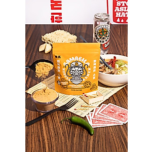 SAMABILA Chicken Instant Ramen Seasoning Powder - Gluten Free - Vegan - Mild - Premium Instant Noodle Soup Powder - 5 oz