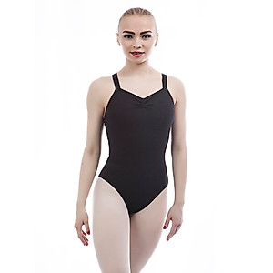Dance Favourite Dance Leotards Ballet for Girls and Women Gymnastics Black Leotard 01D0036B (S)