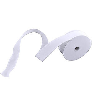 Homeford Christmas Velvet Wired Edge Ribbon, 1-1/2-inch, 10-Yard, White