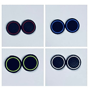 2Pcs Analog Thumb Grip Stick Cover, Dualsense Wireless Controllers Game Remote Joystick Cap, Non-Slip Silicone Handle Protection Cover for PS5/PS4/Xbox one/360/Nintendo Switch PRO (Red Spider-Man)