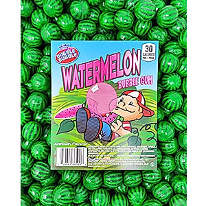 SweetGourmet Watermelon Gum Balls | 1 inch Bubble Gum | 1.5 Pound