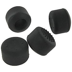 ZedLabz 4 x concave & Convex Black Silicone XL Tall Thumb Grips for Micro...