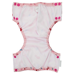 Acorn Baby Toddler Swim Diaper Size 5 and 6 Adjustable - Pink Flamingo Swimmers Reusable Toddler Swimming Diaper