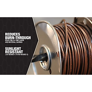 Southwire 64170422 18/7 Solid Copper Class 2 Power-Limited Thermostat Wire; 50 feet ; Brown