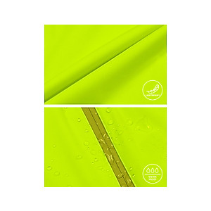 Little Donkey Andy Men's Cycling Stretch Rain Jacket with Hood, Windproof and Waterproof, Ultralight Golf Windbreaker,Packable Size XL