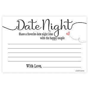 Sweet Heart Date Night Cards (50 Count)