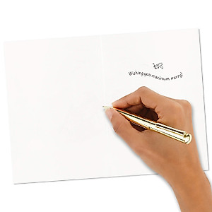 Hallmark Peanuts Boxed Christmas Cards Assortment, Classic Comics (4 Designs, 16 Cards and Envelopes)