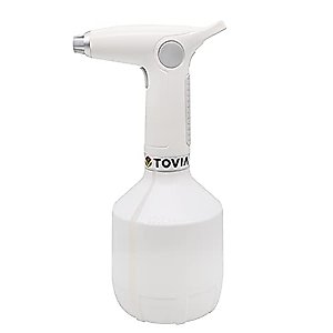 T TOVIA 1L Electric Plant Mister Spray Bottle for Indoor/Outdoor Plants, Electric Watering Can with Adjustable Copper Spout, Automatic Plant Watering Devices, for Hair, Cleaning Home, Gardening