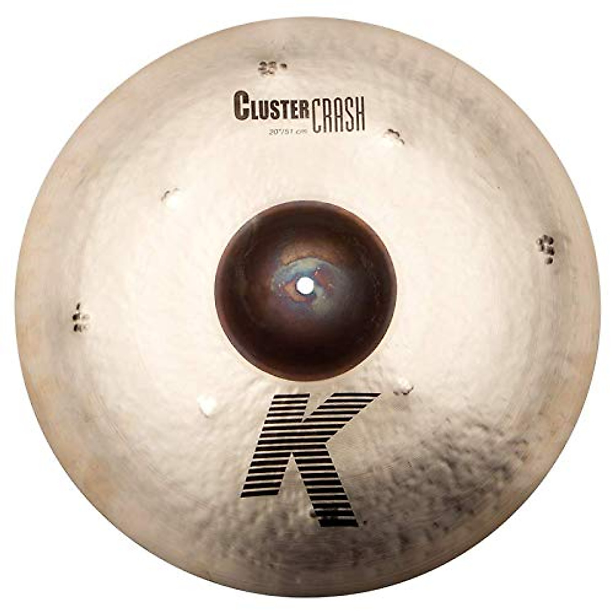 Zildjian K0935 20" K Cluster Paper Thin Weight Crash Cymbal - Traditional Finish With ZKEY