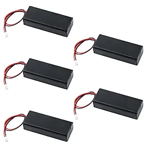 Geekstory Battery Holder - 5 PCS 3V AAA Battery Case Cover Storage Box with ON/Off Switch and Wire Leads PH2.0 JST Connector Male for BBC Micro:bit Arduino