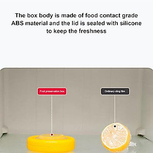 Fruit Keeper For Fridge - Silicone Food Storage Containers | Avocado Saver Container | Fruits Preservation With Sealing Lid | Reusable Food Holder | Fruit Storage Containers For Fridge | Onion Saver