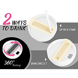 DLOCCOLD Retirement Gifts 40oz Rose Quartz Insulated Tumbler, 40 oz, Double Wall, Non-Slip, BPA Free, Reusable, Cylindrical, 5.7 x 10.7 inches, 2024, Dishwasher Safe