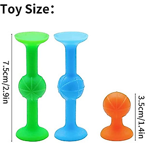 Family Darts Game, Christmas Suction Cup Silicone Darts Game, Stocking Stuffer Gift, Outdoors/Indoors, Camping Game, Kids and Adults Party Game, Fidget Toys, 10 Pieces for 2 Teams, green and blue