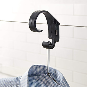 STEAM CLIP Travel Tool Over shower door hook Traveler's Steamer Clip Hook, Over The Door Hanger for Shower, Heavy Duty Clip Hooks for Clothes Bottle Opener & Phone Stand - 1 pack