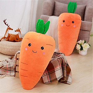 ASkinds Cartoon Carrot Plush Toy, 30inch Cute Carrot Shape Pillow Stuffed Carrot Toy Soft Carrot Doll for Boys Girls