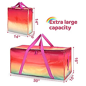 Heavy Duty Extra Large Moving Bags - Waterproof Storage Bags With Zipper And Handles,Backpack Straps Strong Tote Bags For Clothes,Alternative To Moving Box, Handbags