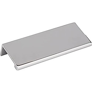 Hardware Resources Elements A500 Edgefield Collection Cabinet and Furniture Handle Pull (4" overall length, Polished Chrome)