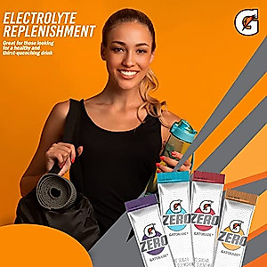 Variety Pack Gatorade Zero - Gatorade Powder - Gatorade Zero Powder Packets - Gatorade Powder Packets - Gatorade Packets - Gatorade Powder Zero - Gatorade Zero Sugar - Gatorade Powder Mix Variety - Monocorn Products (40)